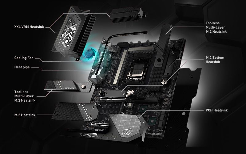 华擎科技 > X870E 太极