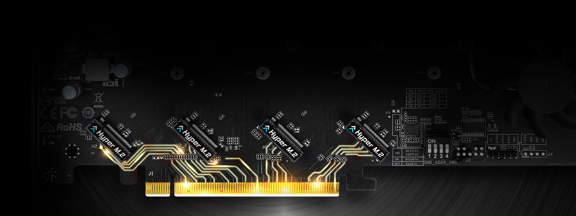 华擎科技 > HYPER QUAD M.2 CARD