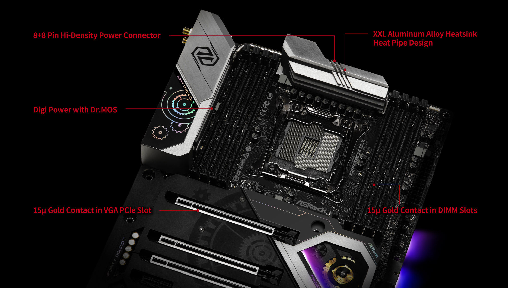 华擎科技 > X299 太极 CLX