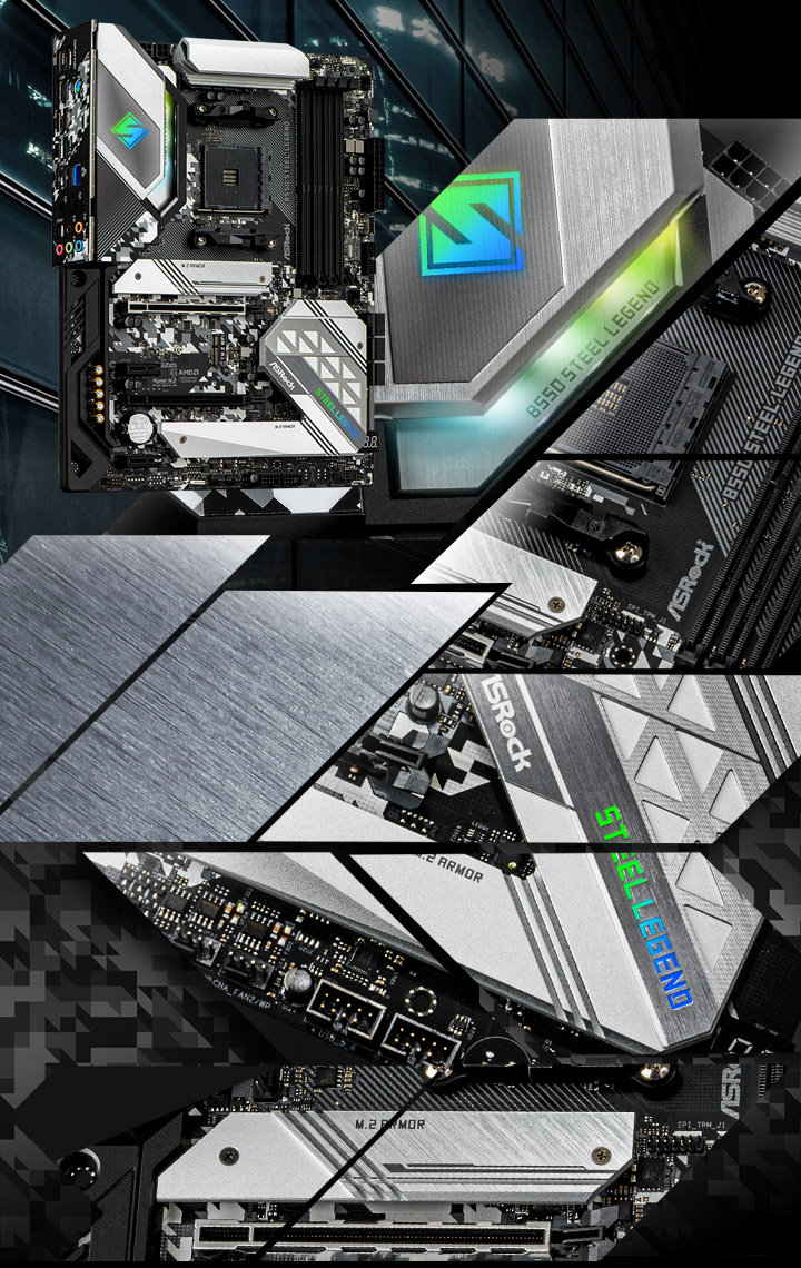 ASRock > B550 Steel Legend