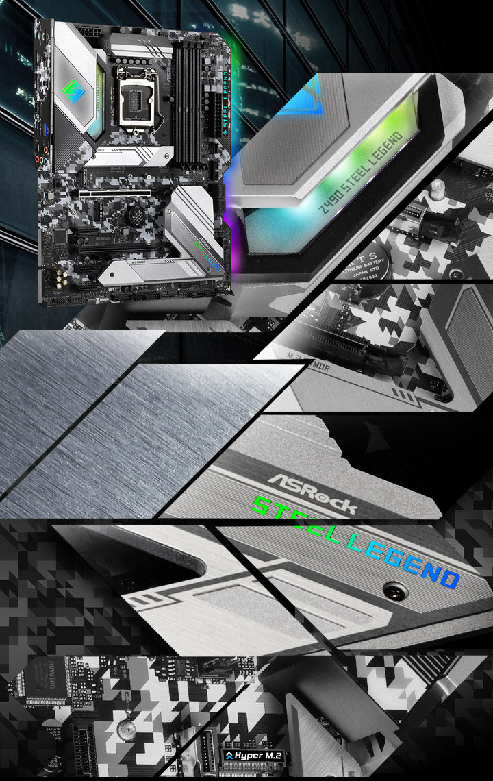 华擎科技 > Z490 钢铁传奇