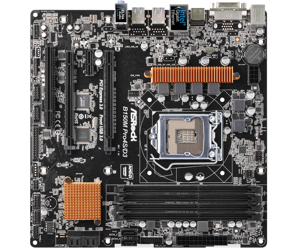 ASRock > B150M Pro4S/D3
