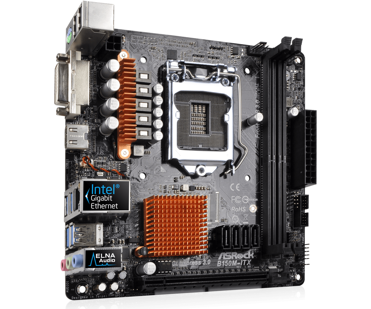 华擎科技 > B150M-ITX