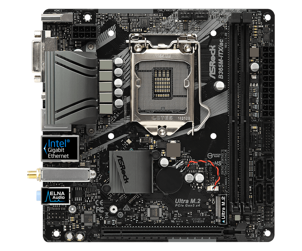 华擎科技 > B365M-ITX/ac