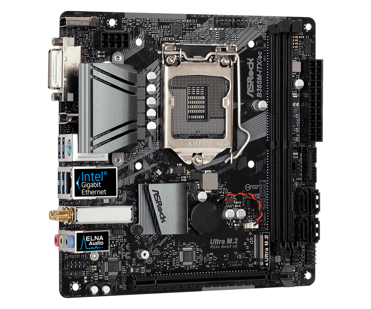 华擎科技 > B365M-ITX/ac
