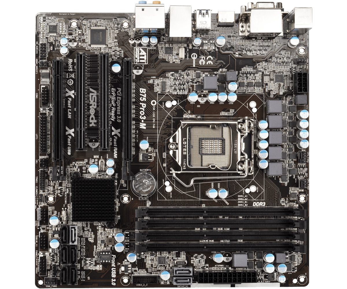 华擎科技 > B75 Pro3-M