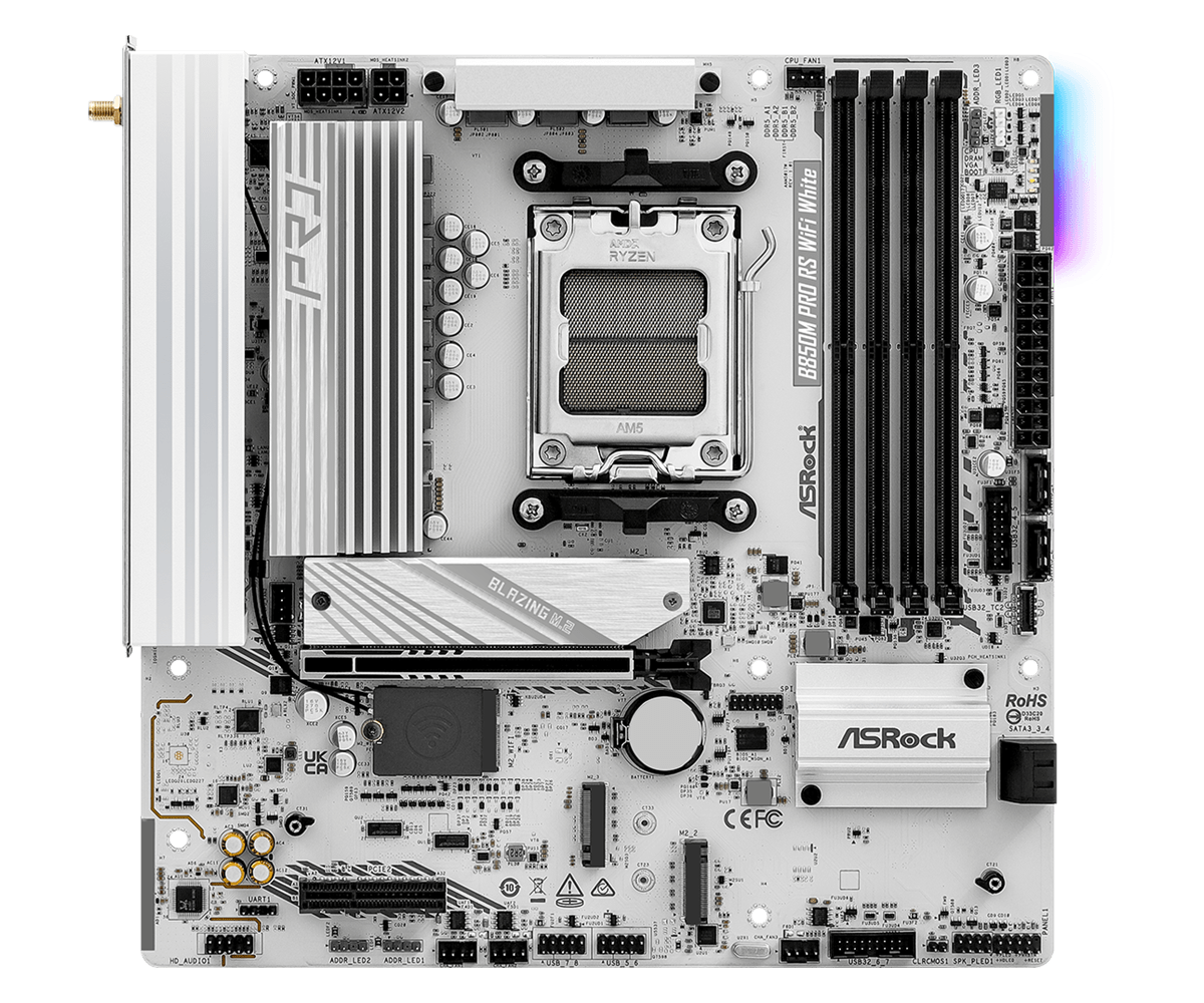 华擎科技 > B850M 匠心 WiFi White