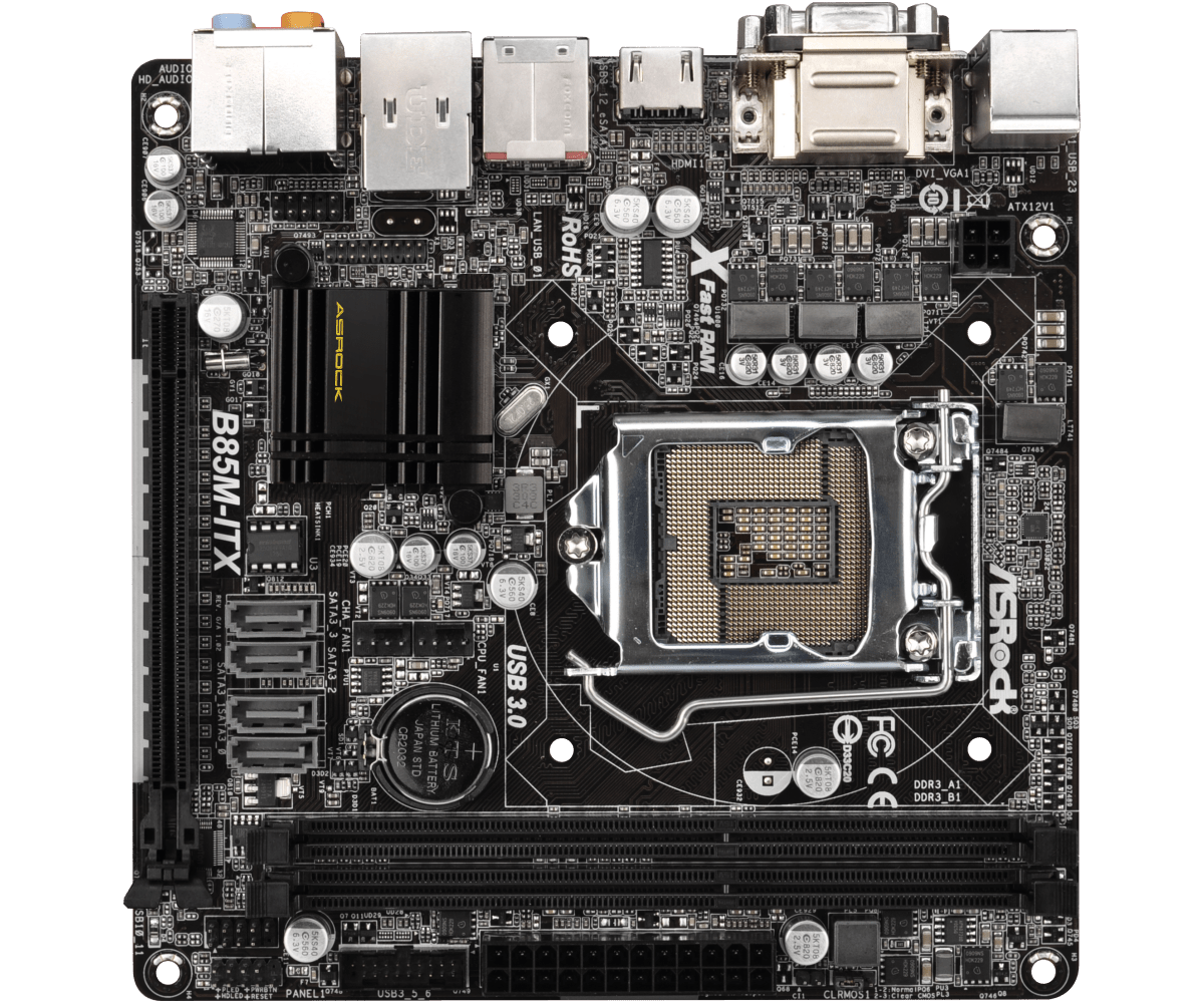 华擎科技 B85m Itx