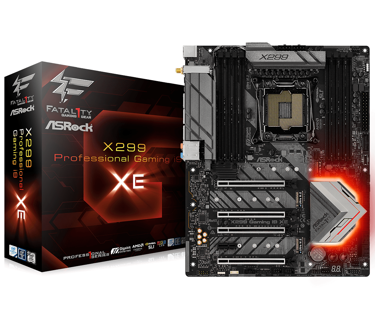 华擎科技 > 玩家至尊 X299 专业版 Gaming i9 XE