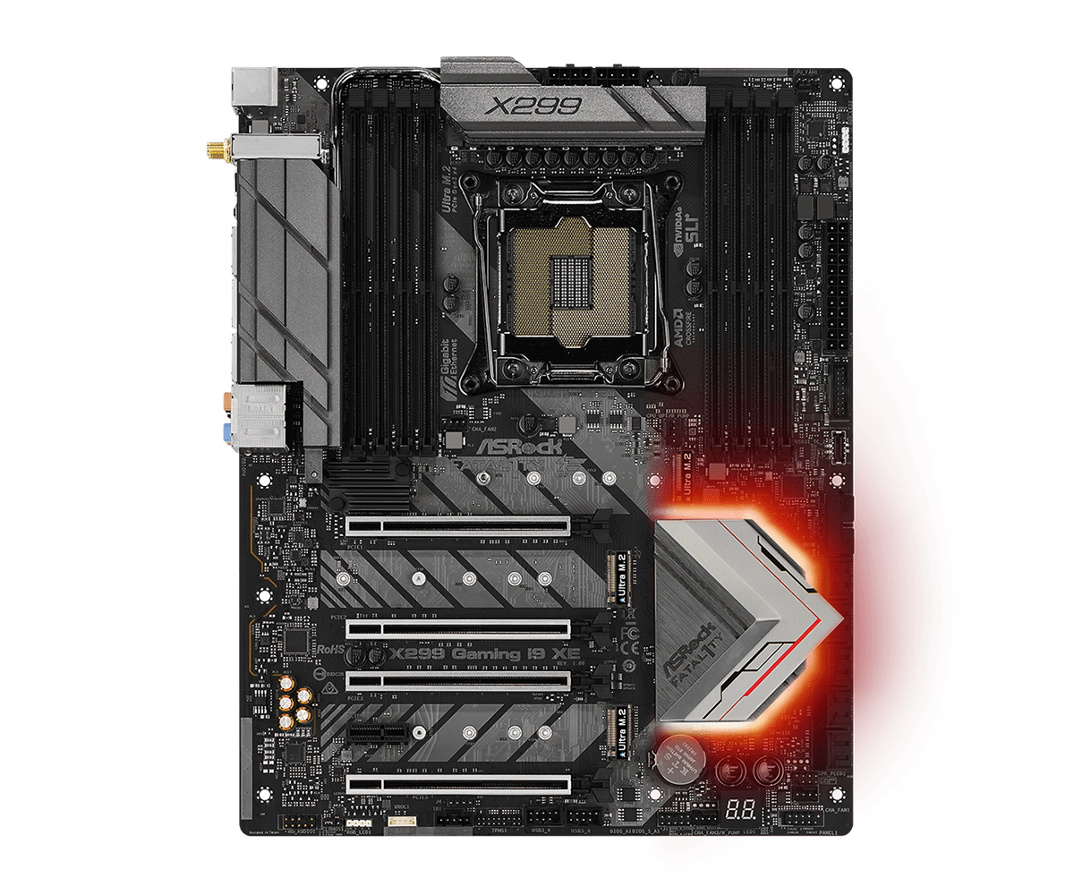 华擎科技 > 玩家至尊 X299 专业版 Gaming i9 XE