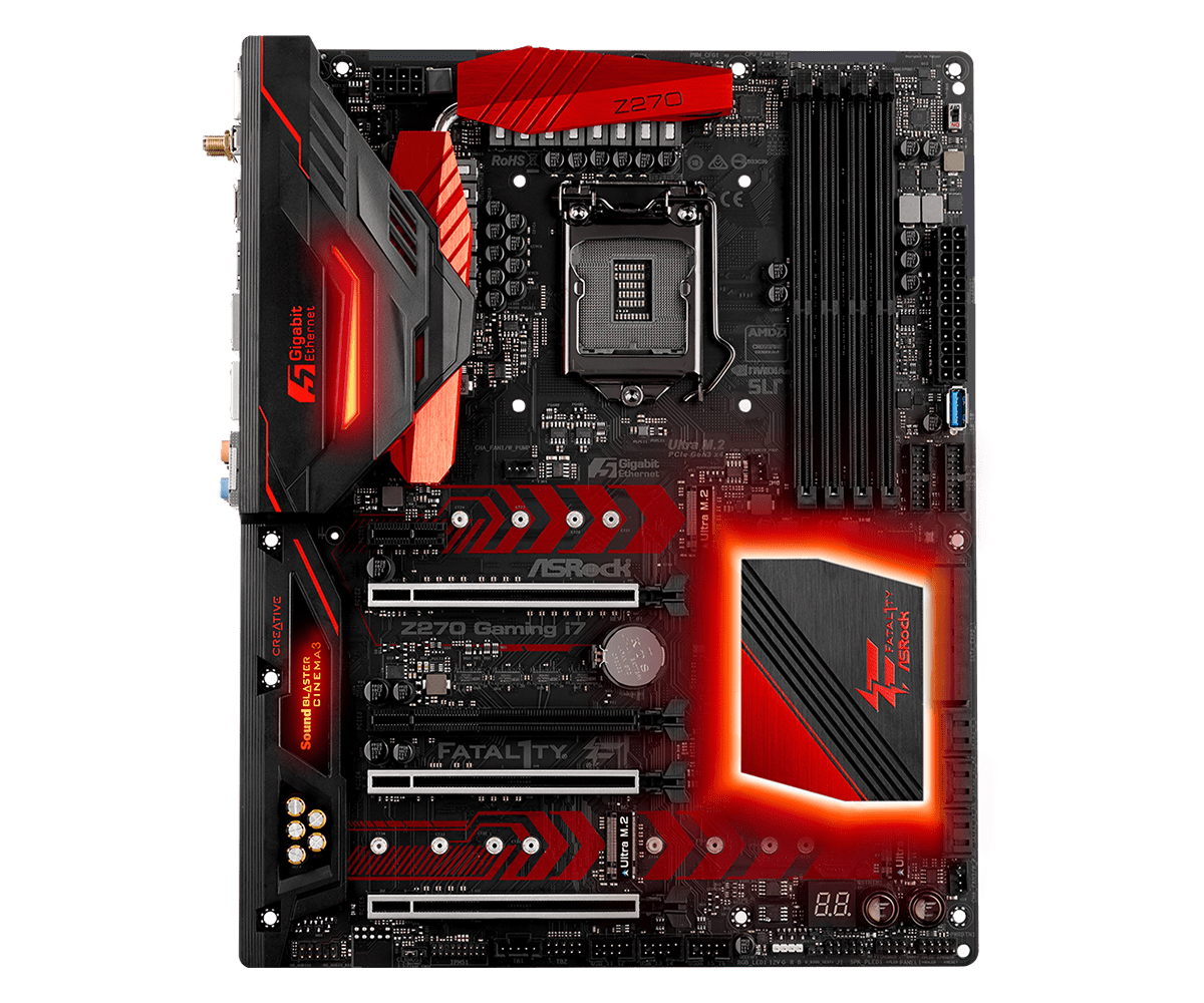华擎科技 > 玩家至尊 Z270 专业版 Gaming i7