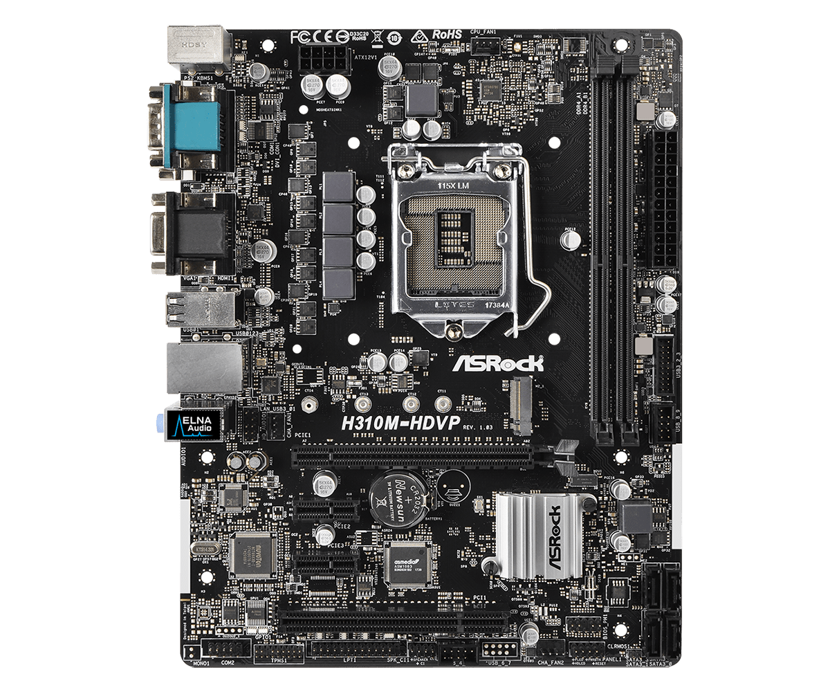 华擎科技 > H310M-HDVP