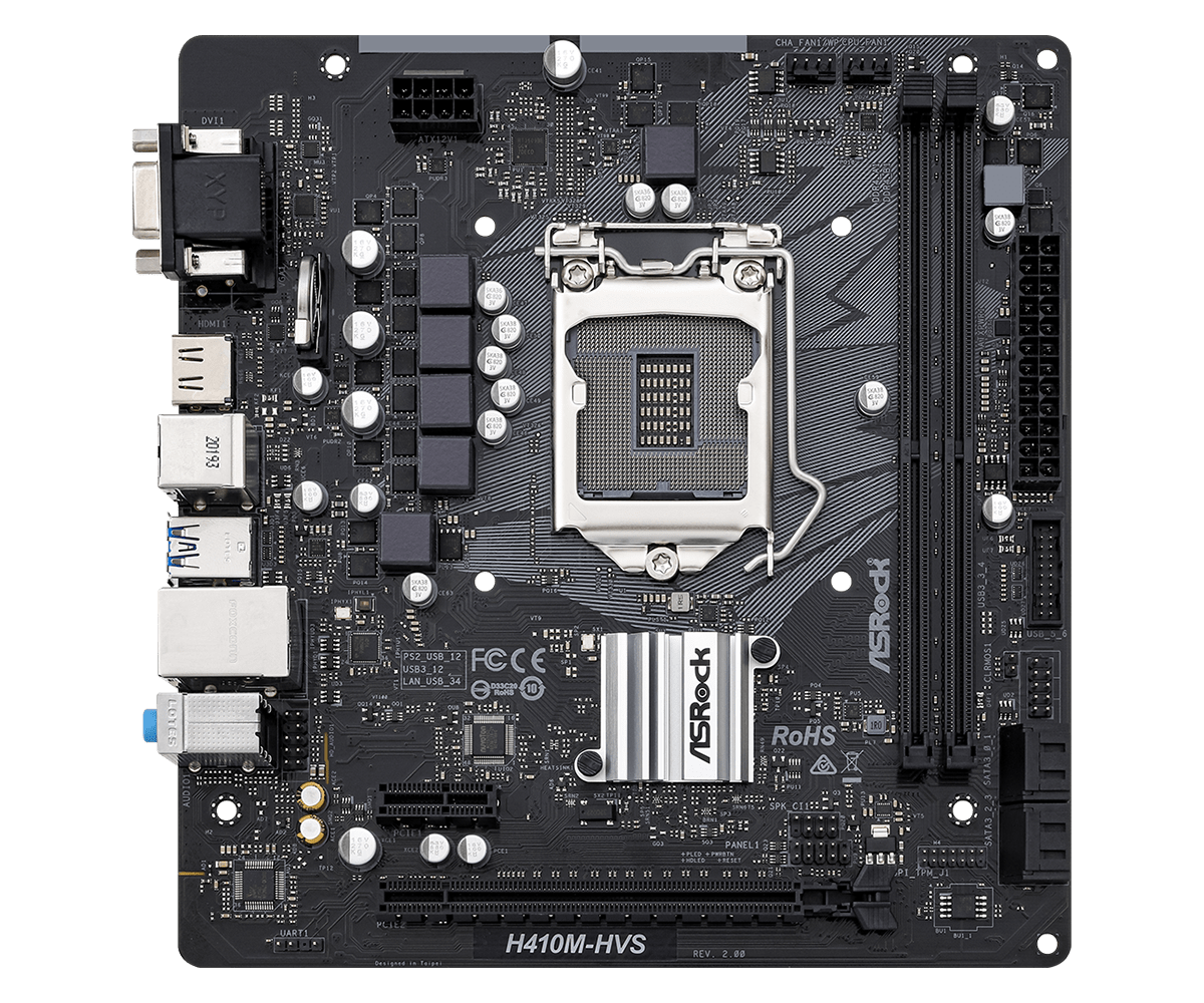 华擎科技 > H410M-HVS R2.0