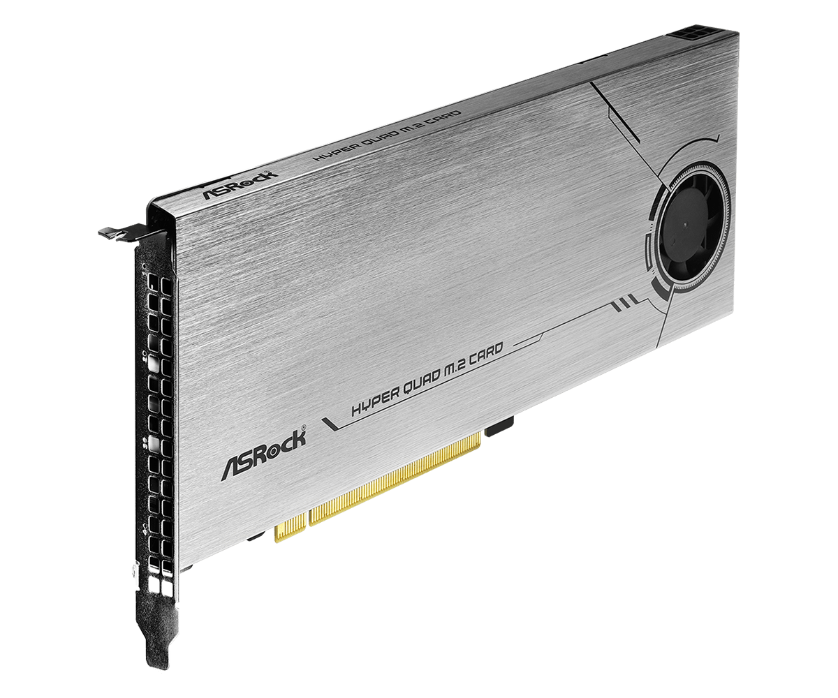 华擎科技 > HYPER QUAD M.2 CARD