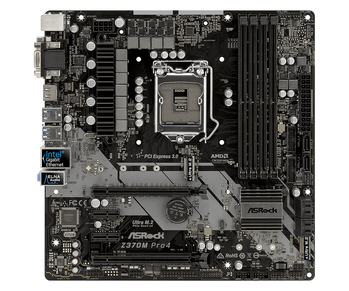 ASRock > Z370M Pro4